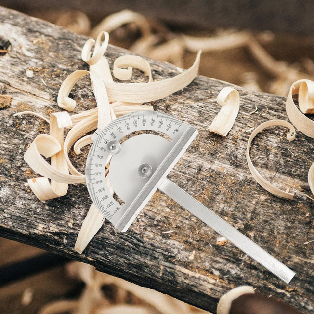 CIRCULAR SAW GUIDE Protractor For Woodworking Long Miter Measuring Tool ...