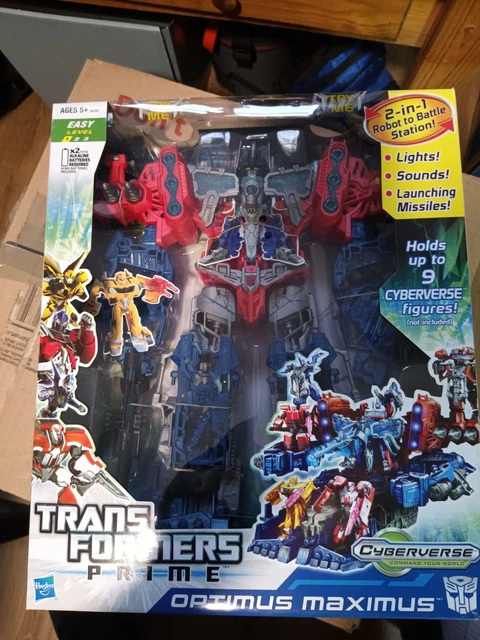 NEW TRANSFORMERS PRIME Optimus Maximus 2-in-1 Robot Battle Station ...