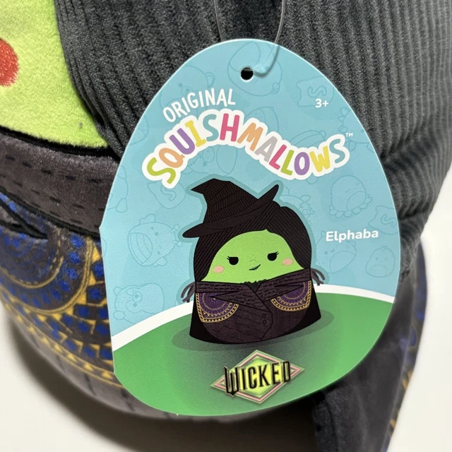 SQUISHMALLOWS WICKED FOR Good Elphaba 8” Soft Plush NWT $40.07 ...