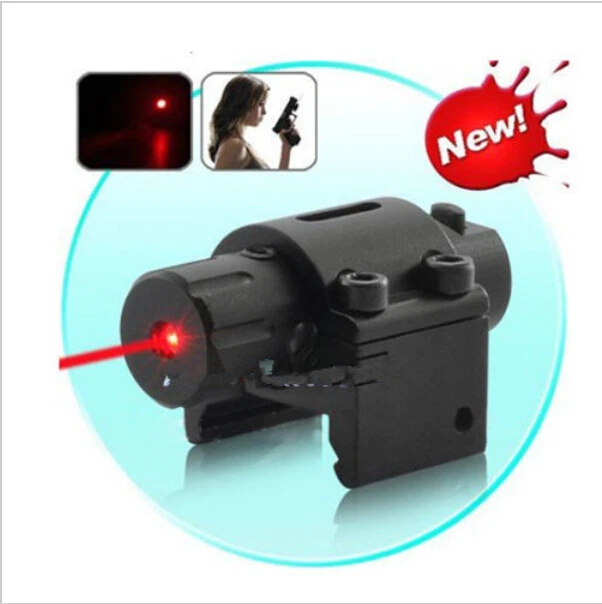 TACTICAL RED LASER Beam Dot Sight for Gun Rifle Pistol 20mm Picatinny ...