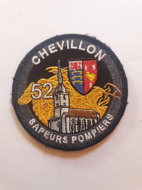 ANCIEN ÉCUSSON POMPIER SDIS 52 Chevillon EUR 8,50 - PicClick FR