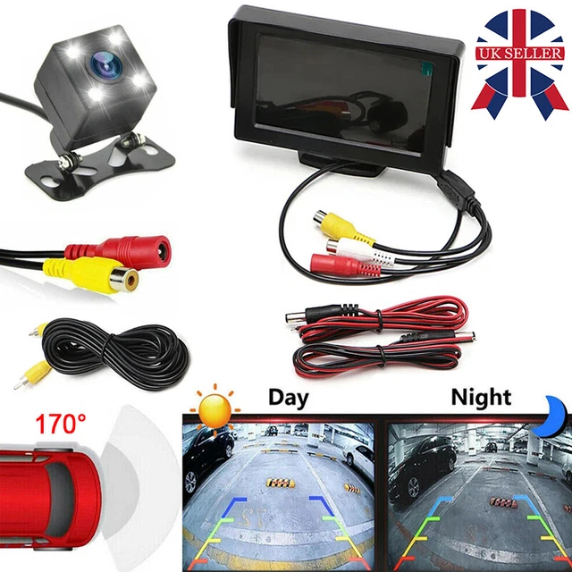 CAR REAR VIEW Reversing Camera Kit HD Monitor Parking Night Vision Bus ...