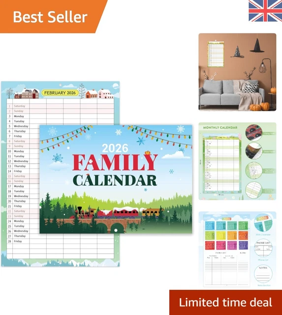 2026 CALENDAR - Family Calendar 2026 from Jan. to Dec. 2026, CALENDAR ...