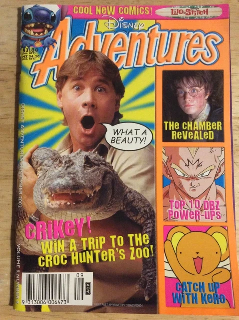 DISNEY ADVENTURES MAGAZINE, Volume 9 #9, Steve Irwin, September 2002 ...