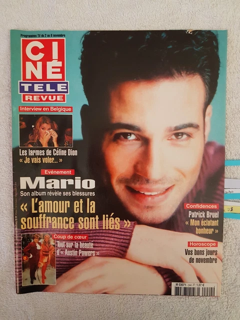 CINE REVUE N°44 2002 Mario Star Ac Fresson Bruel Giovanni Dion Beyonce ...