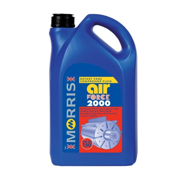 MORRIS AIR FORCE 2000 ISO VG 150 Compressor Oils Industrial 5Ltrs £34. ...