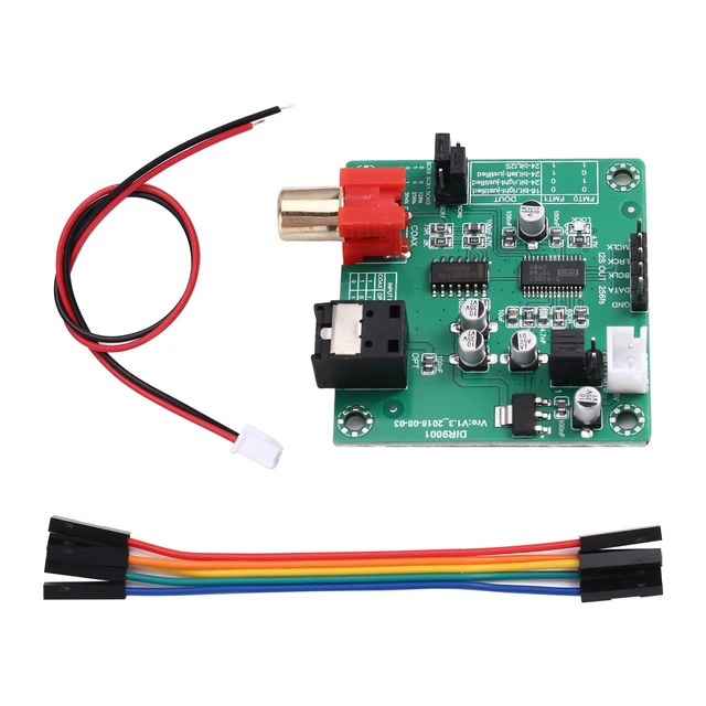 DIR9001 DIGITAL AUDIO Receiver Coaxial Optical Fiber Receiving SPDIF to ...