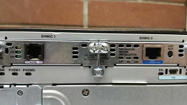 CISCO CISCO2911/K9 INTEGRATED Services Router 2911 w/ NME-IPS-K9. T1 ...