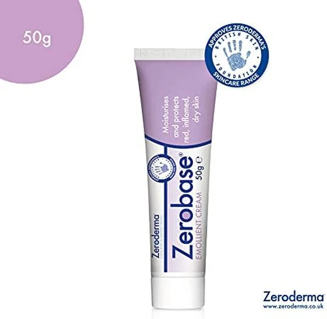 ZEROBASE EMOLLIENT CREAM 50G Softens Moisturises Protects Dry Skin ...