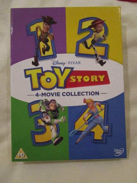 DISNEY PIXAR TOY Story 1- 4 Movie Collection DVDS Box Set £7.99 ...