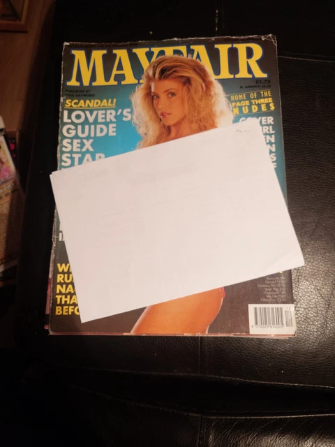 MAYFAIR MAGAZINE 1991 Vol 26 No 8 £19.43 - PicClick UK