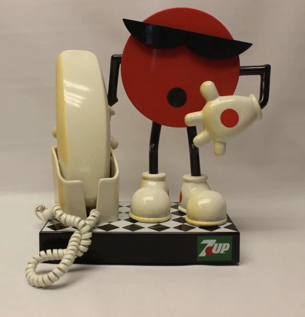 VINTAGE 1990 SPOT 7up Landline Push Button Telephone £20.00 - PicClick UK