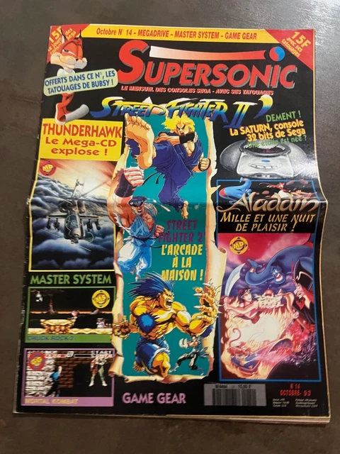 MAGAZINE SUPERSONIC * Sega Megadrive Master System Game Gear * N°14 ...