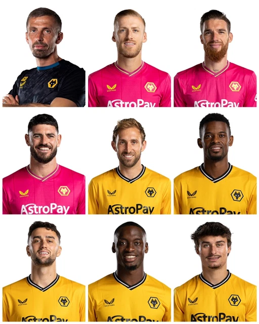 WOLVERHAMPTON WANDERERS WOLVES Neto Gomes Sa 28x6x4 Collezione di foto ...