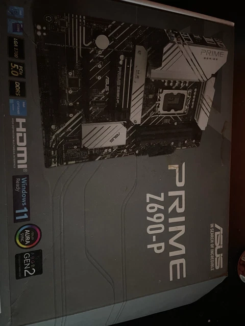 ASUS PRIME Z690-P Intel and 2 Sticks DDR5 Ram crucial 16gb £115.12 - PicClick UK