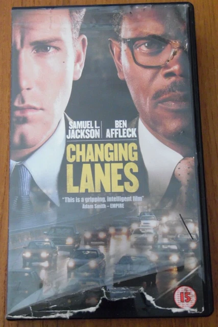 VINTAGE CHANGING LANES Cert 15. VHS Video Cassette Film Pal. 2002 ...