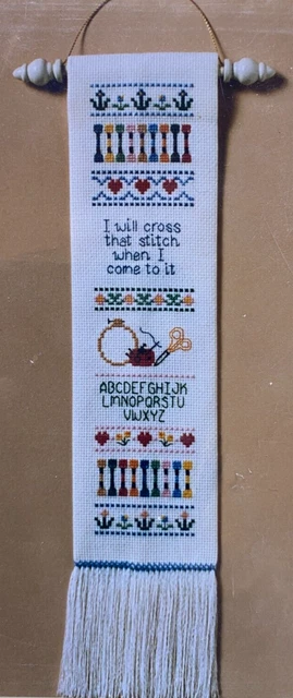 CROSS STITCH BANNER Creative Moments Cross Stitch Pattern #686 -23 $4. ...