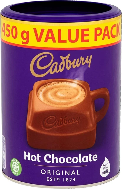 CADBURY THE ORIGINAL Hot Chocolate, Irresistibly Smooth, Value Pack ...