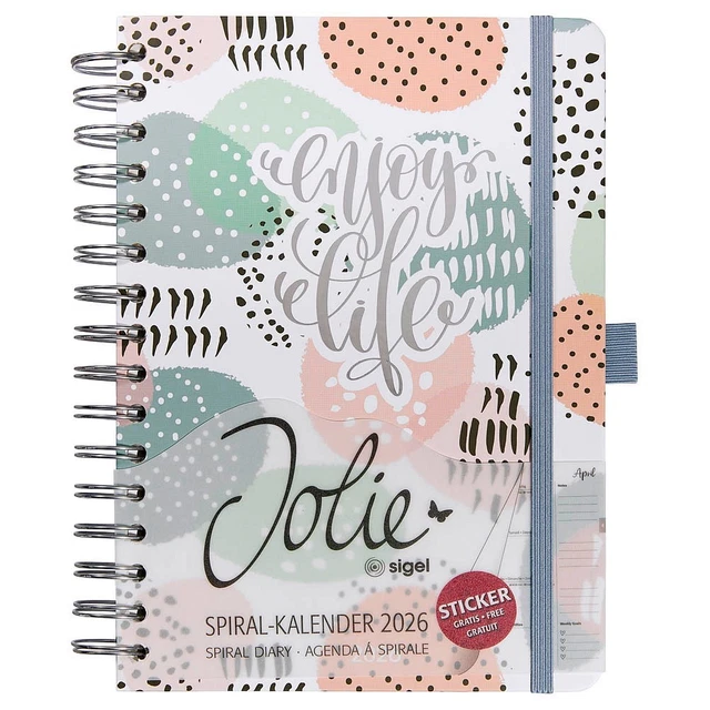 SIGEL BUCHKALENDER JOLIE 2026 Rose Inspiration, 1 St. EUR 15,55 ...