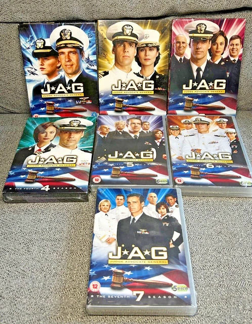 JAG JUDGE ADVOCATE Seasons Series 1 2 3 4 5 6 7 LOT 1-7 Military Navy ...
