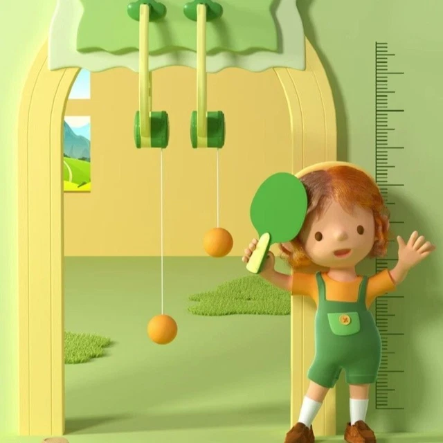 HANGING PING PONG Self Training Self-Training Table Tennis Training Toy ...