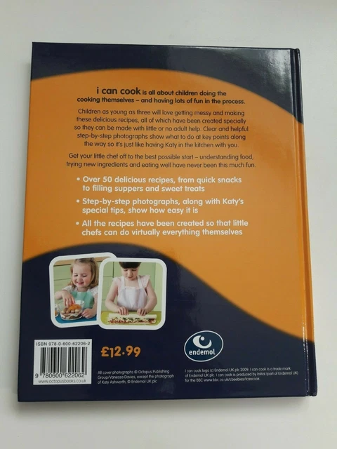 CBEEBIES I CAN cook children's cookbook. Hardback. Used very good. £3. ...