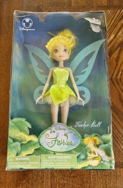 ORIGINAL DISNEY STORE Fairies Tinkerbell Tinker Bell 10" Doll New NRFB ...