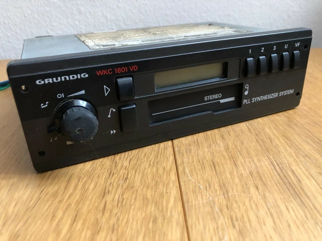 GRUNDIG WKC 1801 VD Radio MC Cassette Radio Car Stereo Youngtimer ...