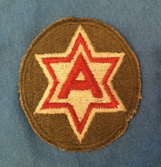 WORLD WAR II SIXTH US Army Uniform Patch WWII 6th PTO Military £7.52 ...