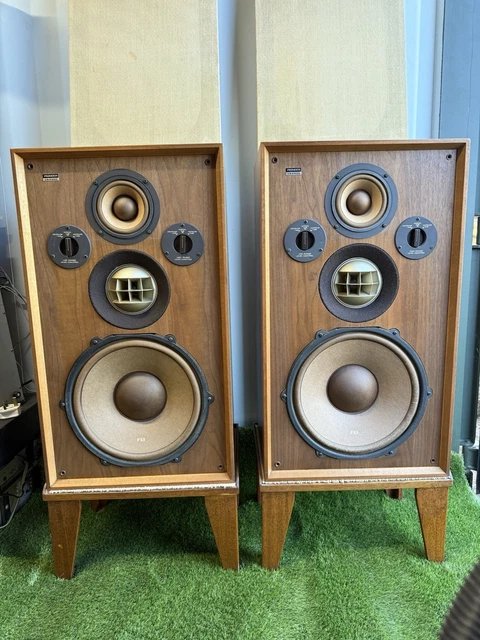PIONEER CS-E900 VINTAGE TEAK 1970s HIGH END SPEAKERS HUGE 3ft RARE ...