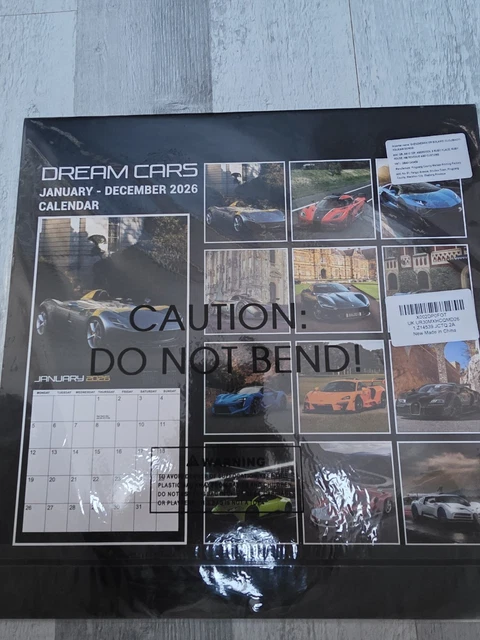 DREAM CARS 2026 calendar new £4.38 - PicClick UK