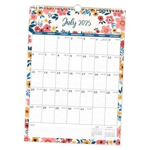 2025-2026 WALL CALENDAR - Jul 2025 - Dec 2026, 18 Months Hanging 2025 Calendar $25.81 - PicClick CA
