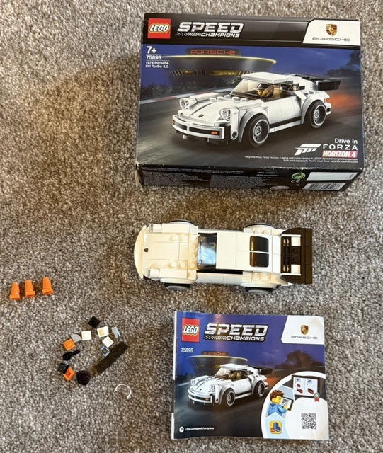 LEGO SPEED CHAMPIONS 75895 1974 Porsche 911 Turbo 3.0 Set Complete With ...