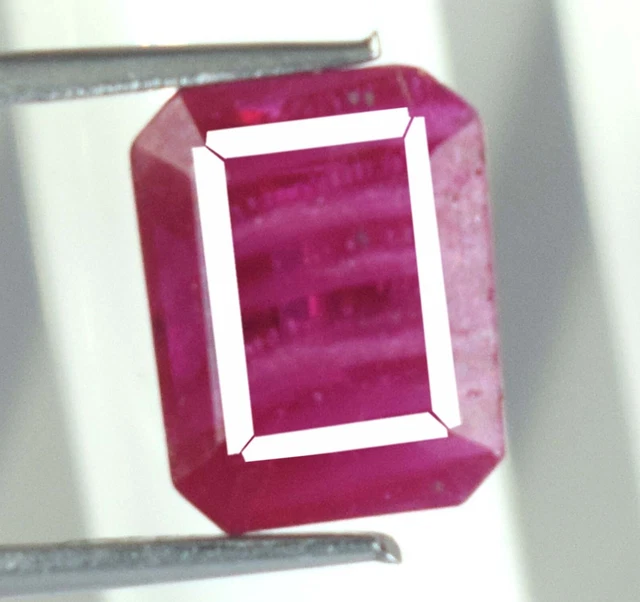 CORTE ESMERALDA NATURAL 7CT Padparadscha Zafiro Rosa Gema Certificado ...