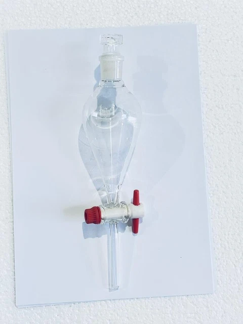 SEPARATORY SEPARATING FUNNEL SEP PTFE Stopcock Distillation Separation ...
