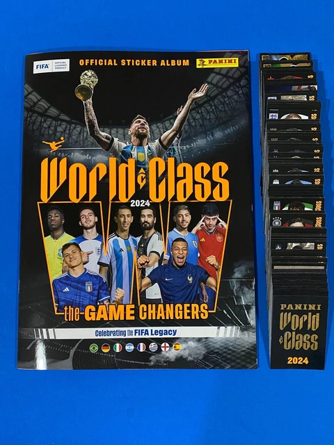 ALBUM + SET Completo 384 Figurine World Class the Game Changer 2024 ...