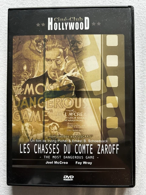 DVD LES CHASSES Du Comte Zaroff/Classique/Film D'épouvante/Schoedsack ...