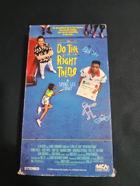 DO THE RIGHT Thing (VHS) Spike Lee Joint VHS Tape 1989 Film £0.75 ...