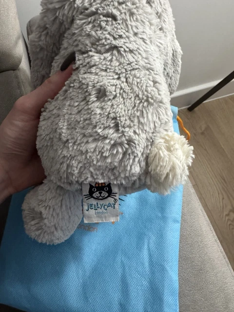 JELLYCAT MEDIUM BASHFUL Grey Bunny Rabbit Plush Soft Toy £23.58 ...