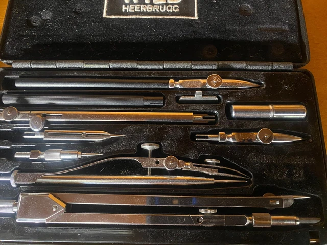 WILD HEERBRUGG RZ 21 Engineers Precision Drafting Set $100.00 - PicClick CA