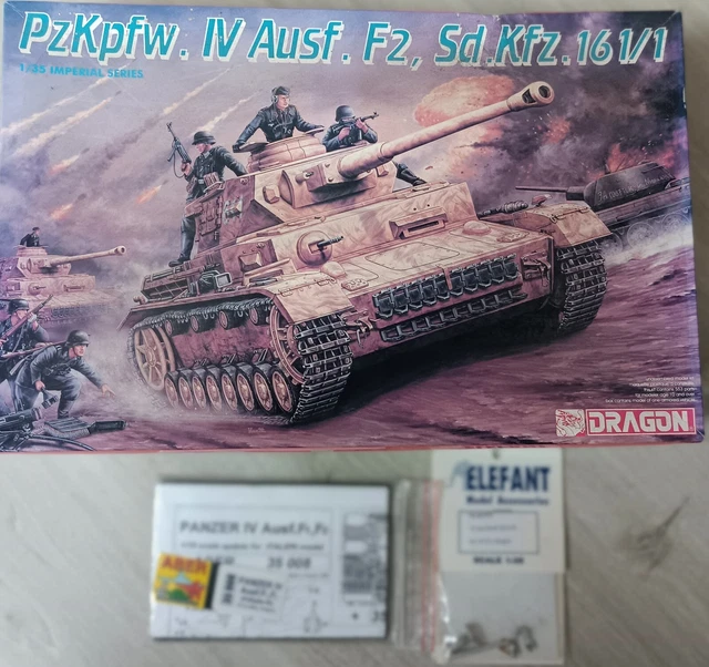 MAQUETTE 1/35 DRAGON - Ref 9019 - PzKpfw IV - Auf F2 - SdKfz 161/1 ...