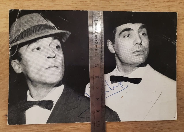 ANCIENNE PHOTO ROGER Pierre & Jean-Marc Thibault Signee Pathe Marconi ...