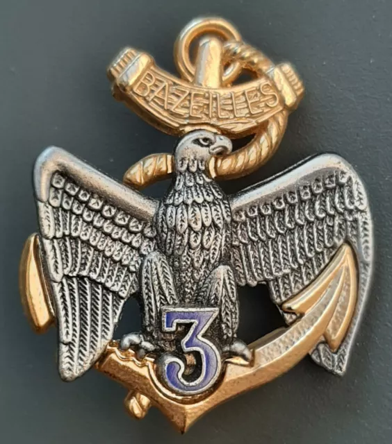 INSIGNE 3° RIMA Régiment d'Infanterie de Marine RETIRAGE ATLAS Arthus Bertrand EUR 9,99 ...