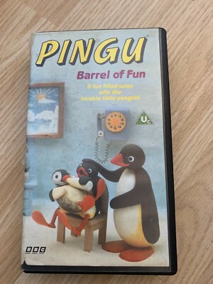 Pingu Barrel Of Fun Vhs IN VENDITA! - PicClick IT