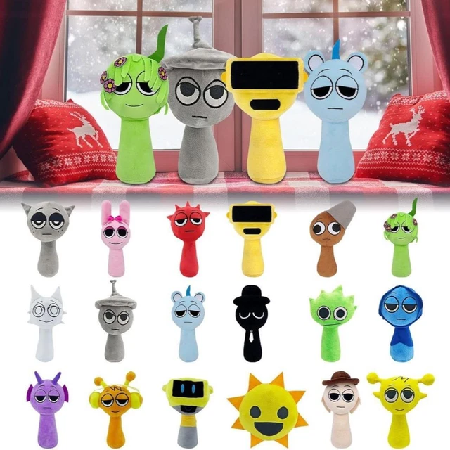 20CM SPRUNKI PLUSH Toy Simon Oren Winda Sprunki Character Doll Plush ...