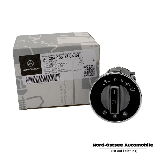 ORIGINAL MERCEDES-BENZ LICHTSCHALTER Schalter C-Klasse W204 S204 ...