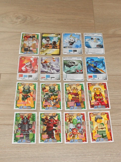LEGO NINJAGO BUNDLE of 16 Trading Cards_Lego Ninjago Joblot EUR 4,19 ...