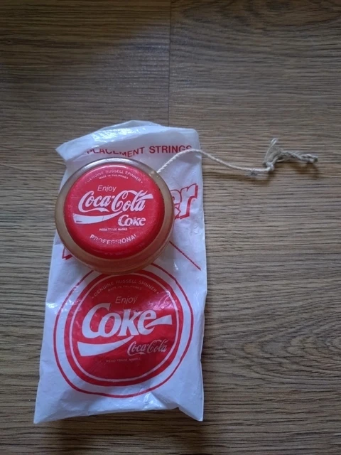 COCA COLA PROFESSIONA Spinner Yo-Yo Vintage Retro With Strings £39.50 ...