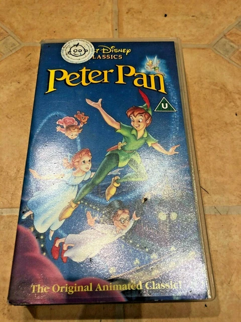 PETER PAN- WALT Disney Classics VHS video cert U 74mins PAL £1.50 ...