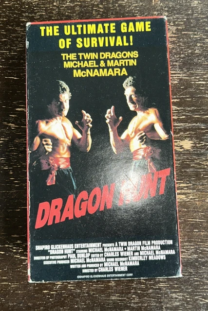 TWIN DRAGON/DRAGON HUNT Encounter VHS Rare Martial Arts Dragon Hunt ...